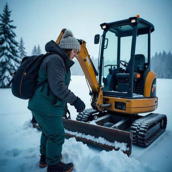How to Maintain a Compact Excavator in Winter - Expert Tips