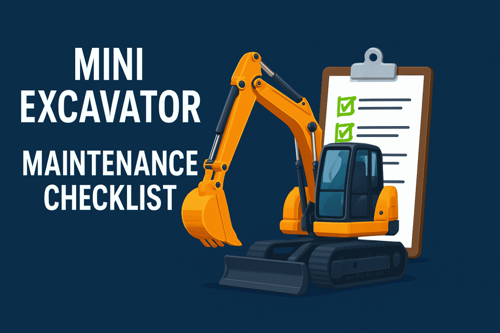 The Ultimate Mini Excavator Maintenance Checklist