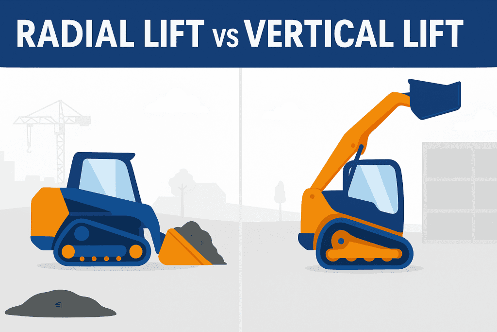Choosing Joyfully: Radial Lift vs. Vertical Lift Skid Steer