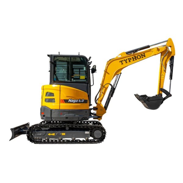 TYPHON NAGA 4.0 Mini Excavator 4 Ton 24.4hp Yanmar Engine