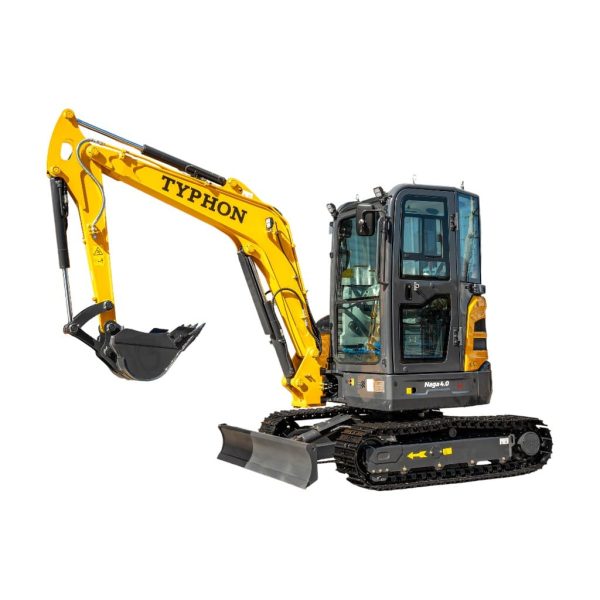 TYPHON NAGA 4.0 Mini Excavator 4 Ton 24.4hp Yanmar Engine
