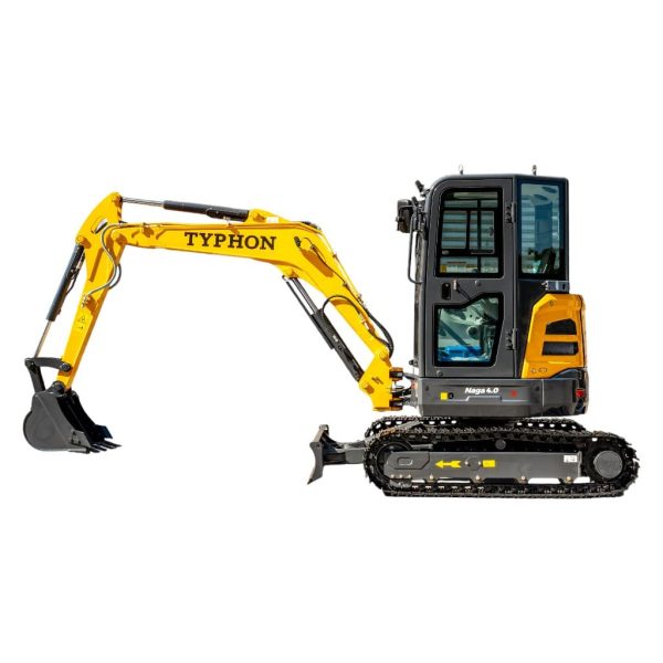TYPHON NAGA 4.0 Mini Excavator 4 Ton 24.4hp Yanmar Engine
